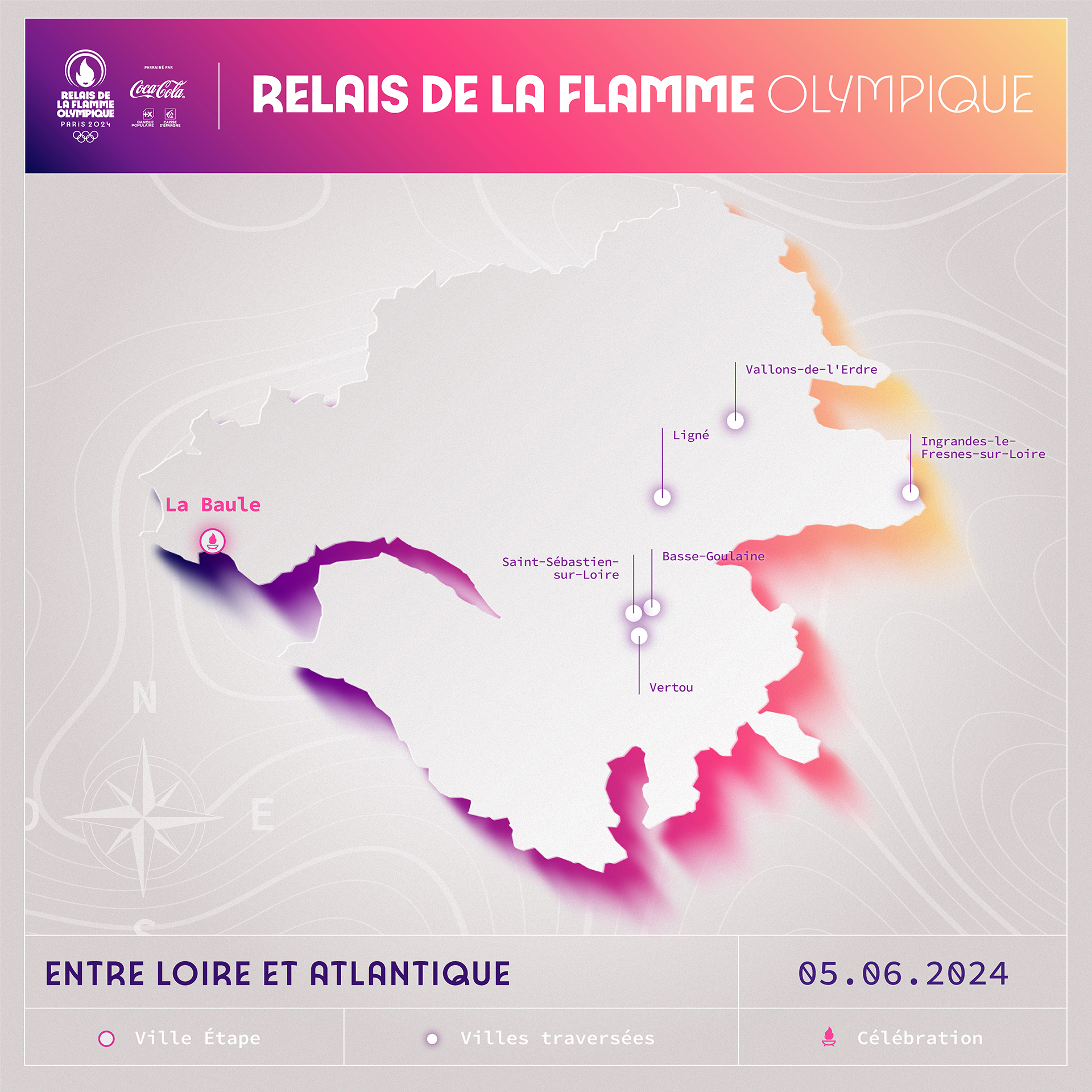 Relais de la Flamme Olympique - CDOS44